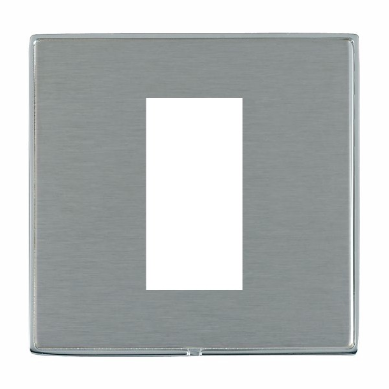 Hamilton Linea-Duo CFX Bright Chrome Frame/Satin Steel Plate 1 Module ...