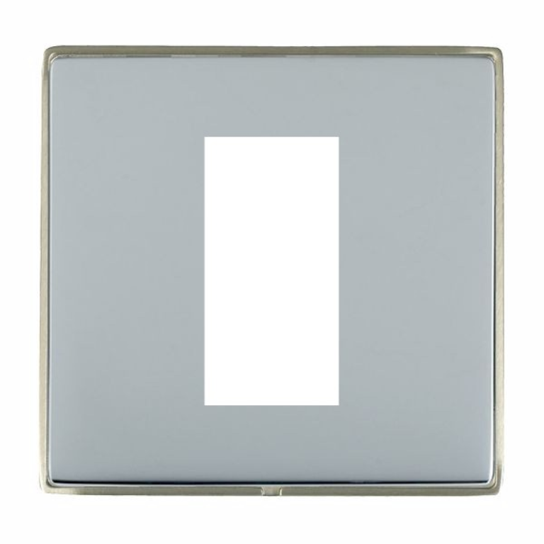 Hamilton Linea-Duo CFX Satin Nickel Frame/Bright Steel Plate 1 Module ...