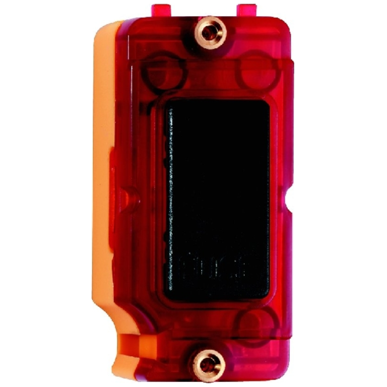 Hamilton GRID-IT 13A Fuse Module with Black Insert and Red Neon Halo | UKES