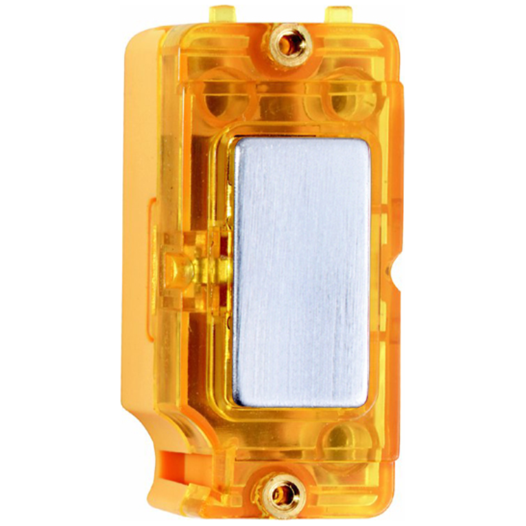 Hamilton GRID-IT Neon Halo Module with Satin Chrome Insert and Amber ...