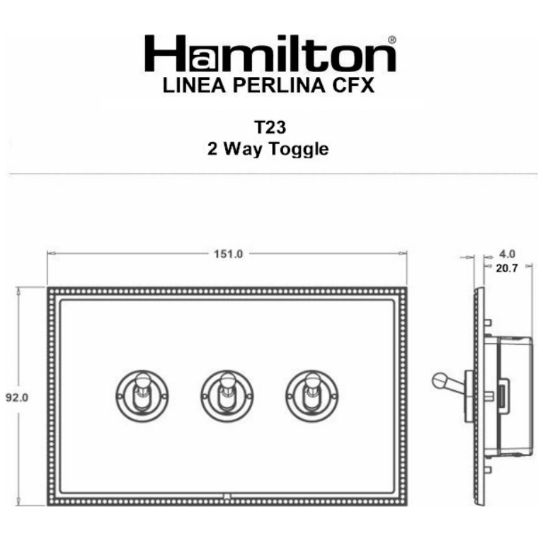 Hamilton Linea-Perlina CFX Connaught Bronze Frame/Connaught Bronze ...