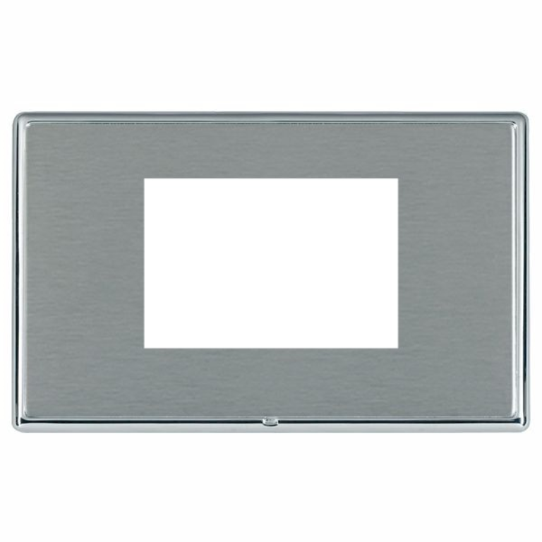 Hamilton Linea-Rondo CFX Bright Chrome Frame/Satin Steel Plate 3 Module ...