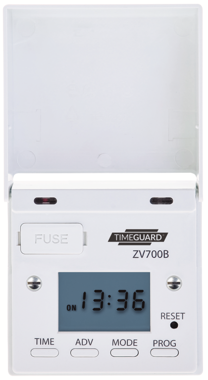 Timeguard ZV700B 7 Day Digital Light Switch with Optional Dusk Start | UKES