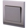 Retrotouch Simplicity Charcoal 1 Gang 2 Way Mechanical Light Switch | UKES