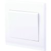 Retrotouch Simplicity White 1 Gang 2 Way Retractive Light Switch | UKES