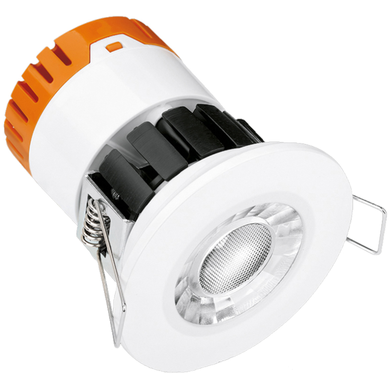 Aurora Lighting E8 8W Cool White Dimmable Fixed LED Downlight | UKES