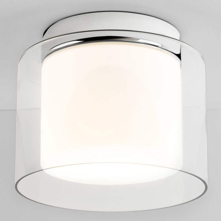 Astro Arezzo Polished Chrome Bathroom Ceiling Light | UKES