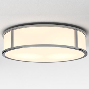 Astro Mashiko 300 Round Polished Chrome Bathroom Ceiling Light | UKES