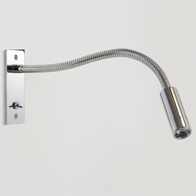 Astro Leo Switched Polished Chrome LED Wall Reading Light | UKES