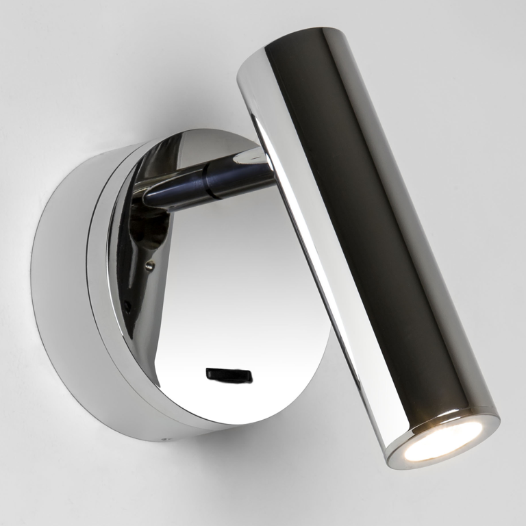 Astro Enna Surface Polished Chrome LED Wall Light | UKES