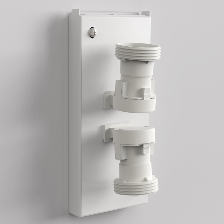 Astro Backplate 1 Twin Wall Light | UKES