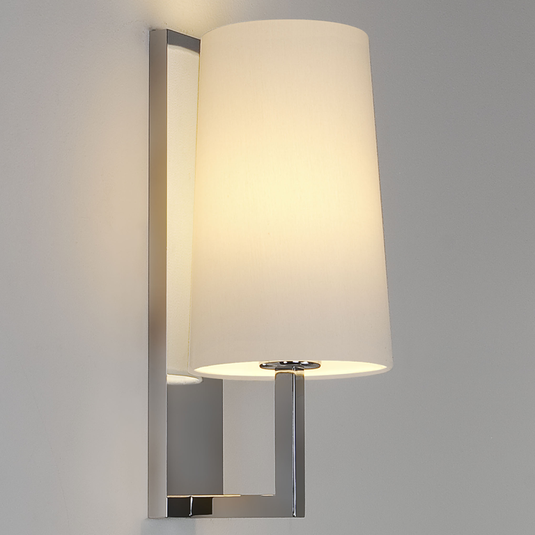 Astro Riva 350 Polished Chrome Bathroom Wall Light | UKES