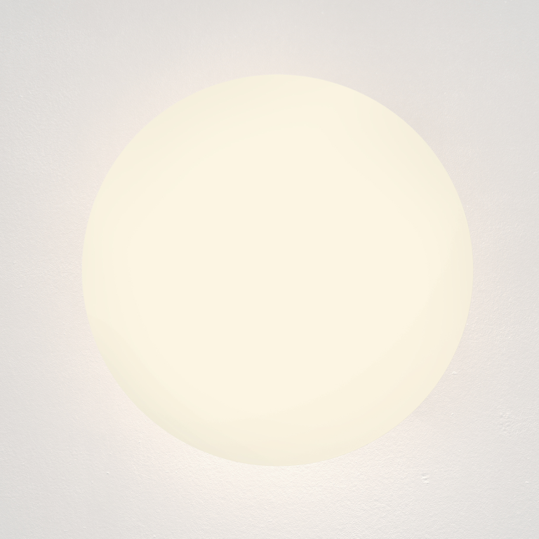 Astro Zeppo Polished Chrome and White Glass Bathroom Wall Light | UKES