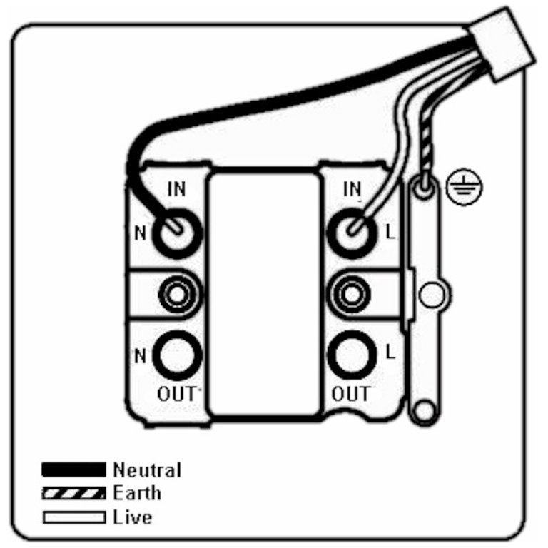 Hamilton Hartland Satin Chrome 13A Unswitched Fused Spur and Cable ...