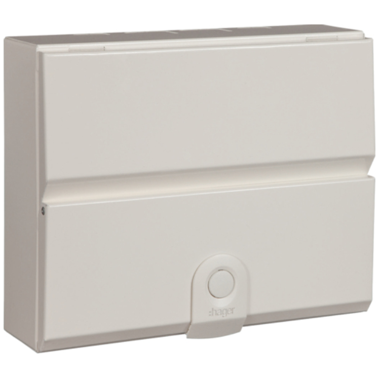 Hager Design 30 Metal 10 Way Consumer Unit with Knockouts - 100A 30mA ...