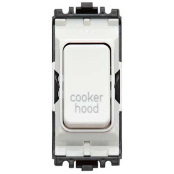 MK Electric Grid Plus White 20A Double Pole One Way Switch Module ...