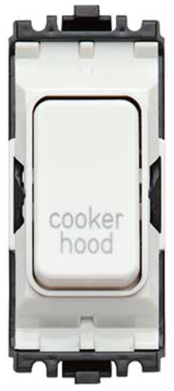 MK Electric Grid Plus White 20A Double Pole One Way Switch Module ...