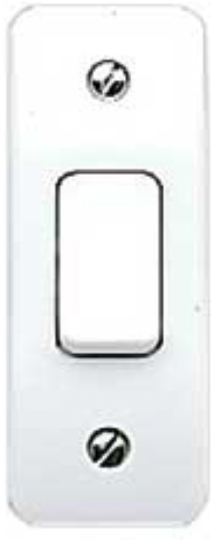 MK Electric Logic Plus™ White 10A 1 Gang Architrave Switch | UKES