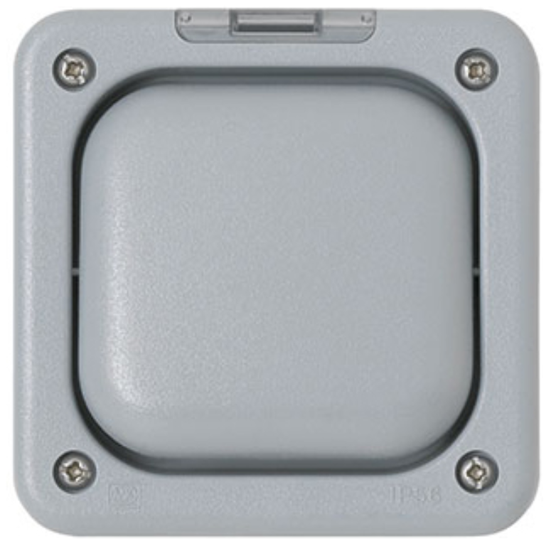 MK Electric Masterseal Plus™ Grey 1 Gang IP66 Switch Enclosure | UKES