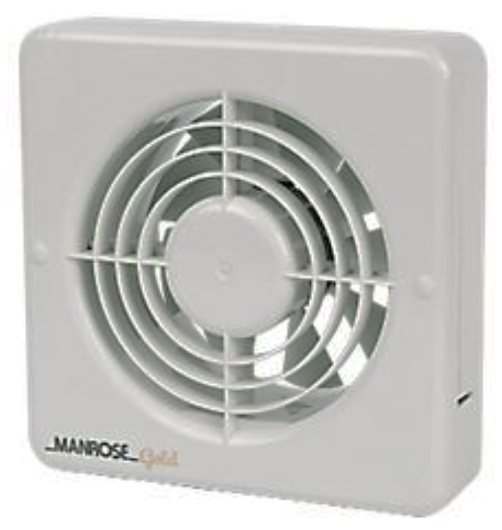 Manrose Gold 150mm Automatic Shutter Extractor Fan with PIR Sensor | UKES