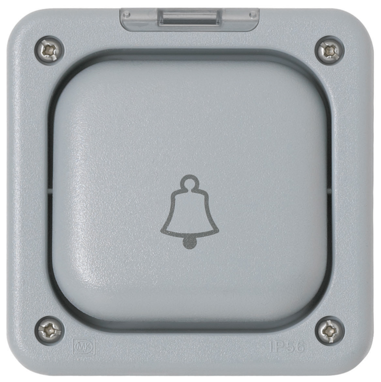 MK Electric Masterseal Plus™ Grey 10A Single Pole Two Way 1 Gang IP66 ...