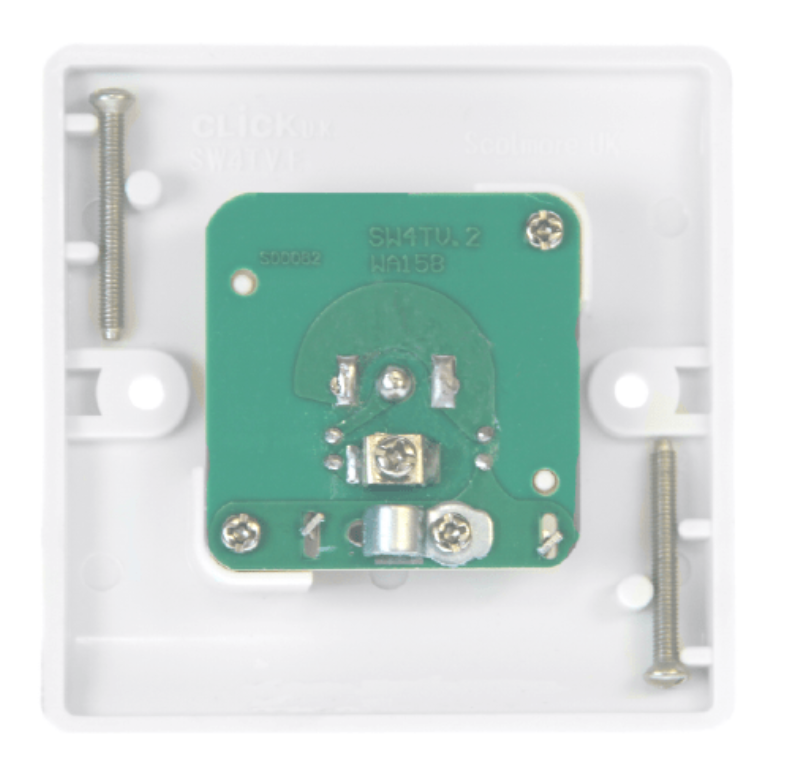 Click Mode White 1 Gang Isolated Coaxial Socket | UKES