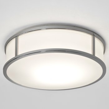Astro Mashiko 300 Round Polished Chrome Bathroom LED Ceiling Light | UKES