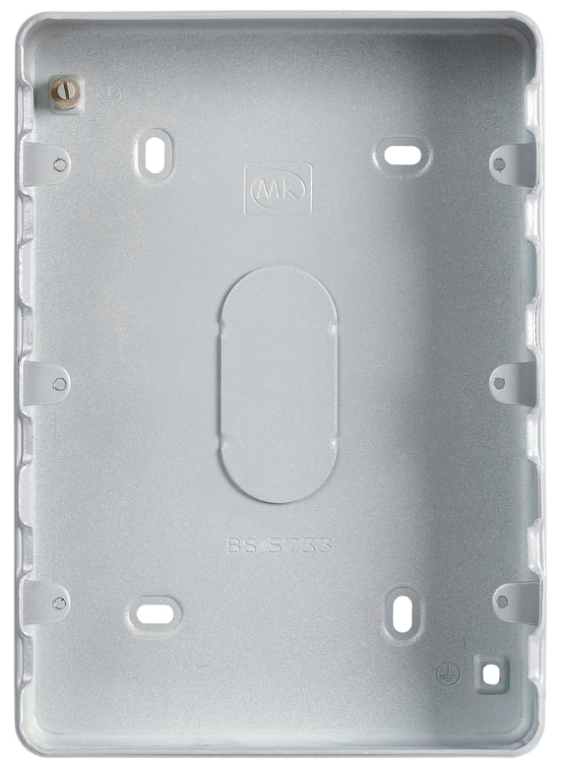 MK Electric Metal Clad Nine and Twelve Gang Surface Back Box | UKES