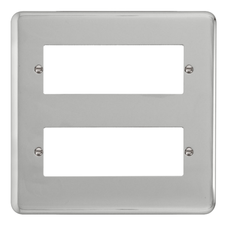 Click Deco Plus Polished Chrome 2 Tier 12 Aperture Unfurnished MiniGrid ...