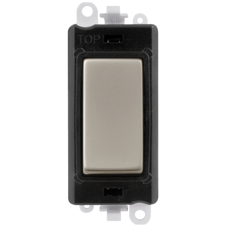 Click GridPro Pearl Nickel 20AX 3 Position Centre Off Retractive Switch ...