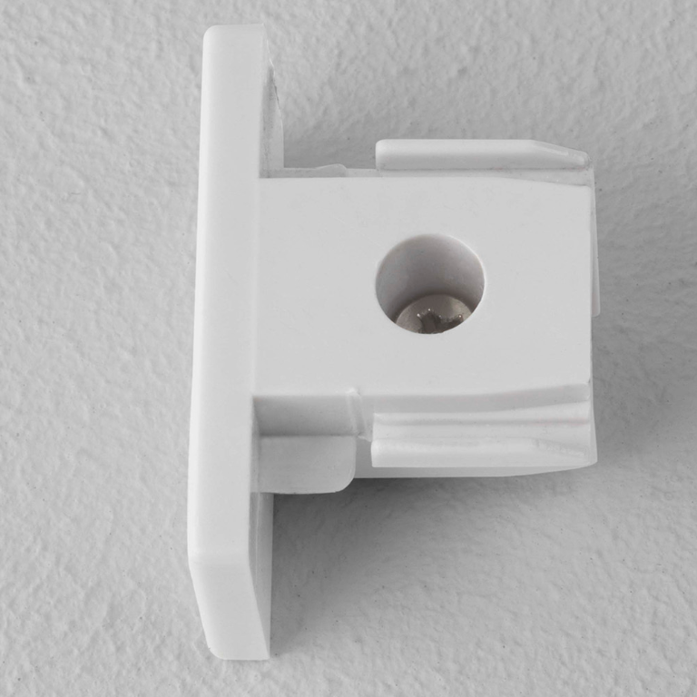 Astro Matt White Track Lighting End Cap | UKES