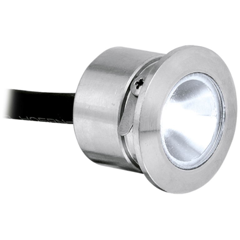 Aurora Lighting M-Lite Pro IP68 1W Blue Round Stainless Steel LED ...