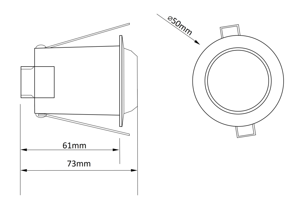Timeguard SureTime 360° Mini Flush Mount PIR Sensor | UKES