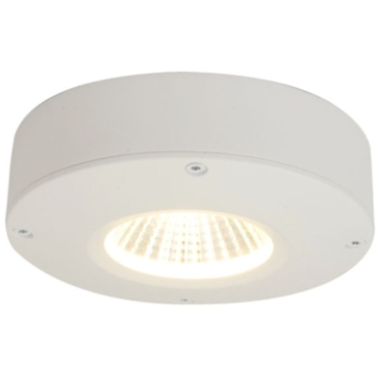 Ansell Lighting Callisto AC 4W 3000K White LED Wall/Ceiling Light | UKES
