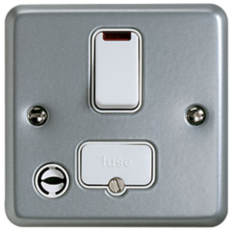 MK Electric Metalclad Plus™ 13A Double Pole Switched Fused Connection ...