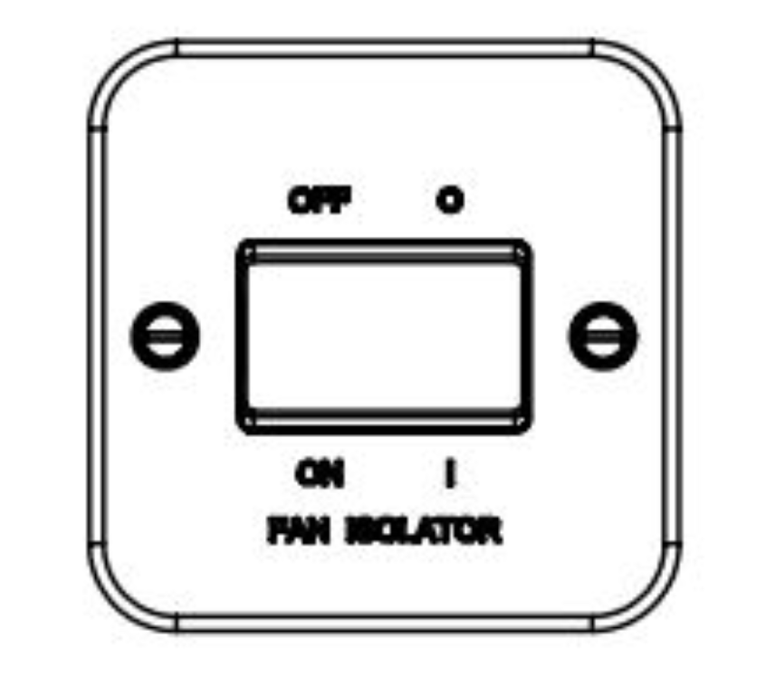 Knightsbridge Metal Clad 10A 3 Pole Fan Isolator Switch | UKES
