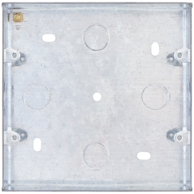 Selectric GRID360 6-8 Gang Galvanised Steel Back Box | UKES