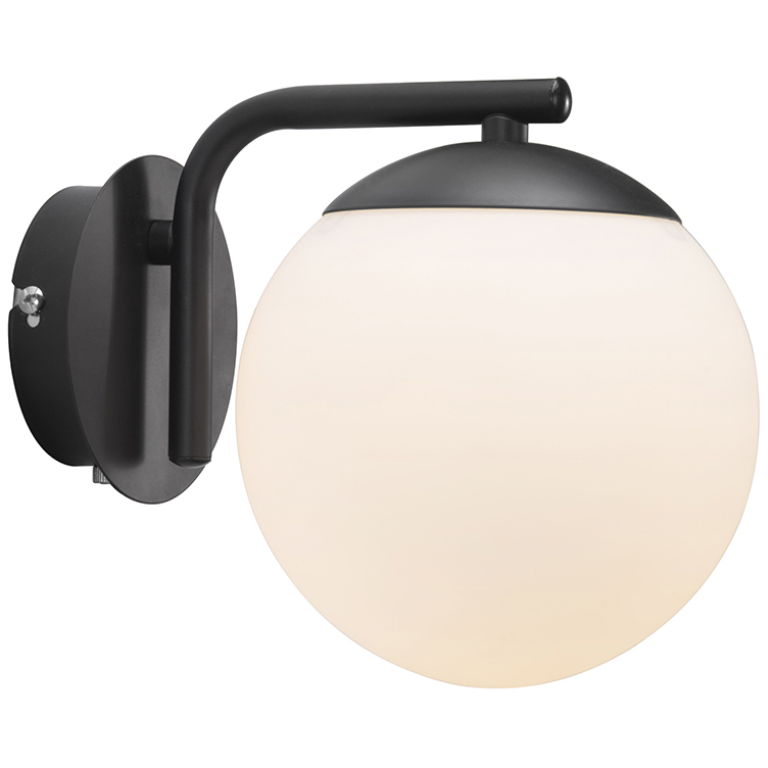 Nordlux Grant Black Wall Light | UKES