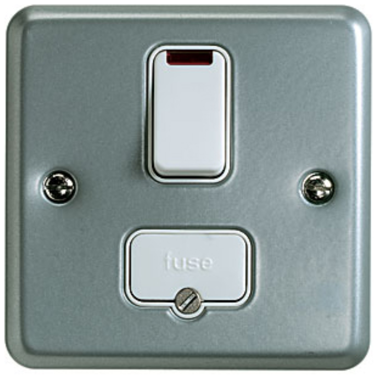 MK Electric Metalclad Plus™ 13A Double Pole Switched Fused Connection ...
