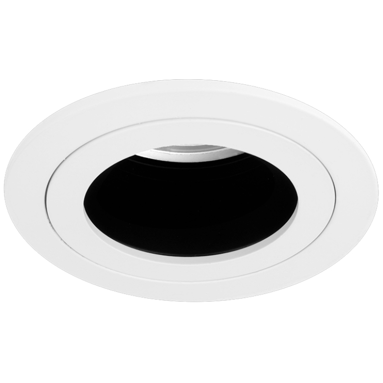 Aurora Lighting EDLM Pro 50W Fixed GU10 Downlight with Matt White Bezel ...