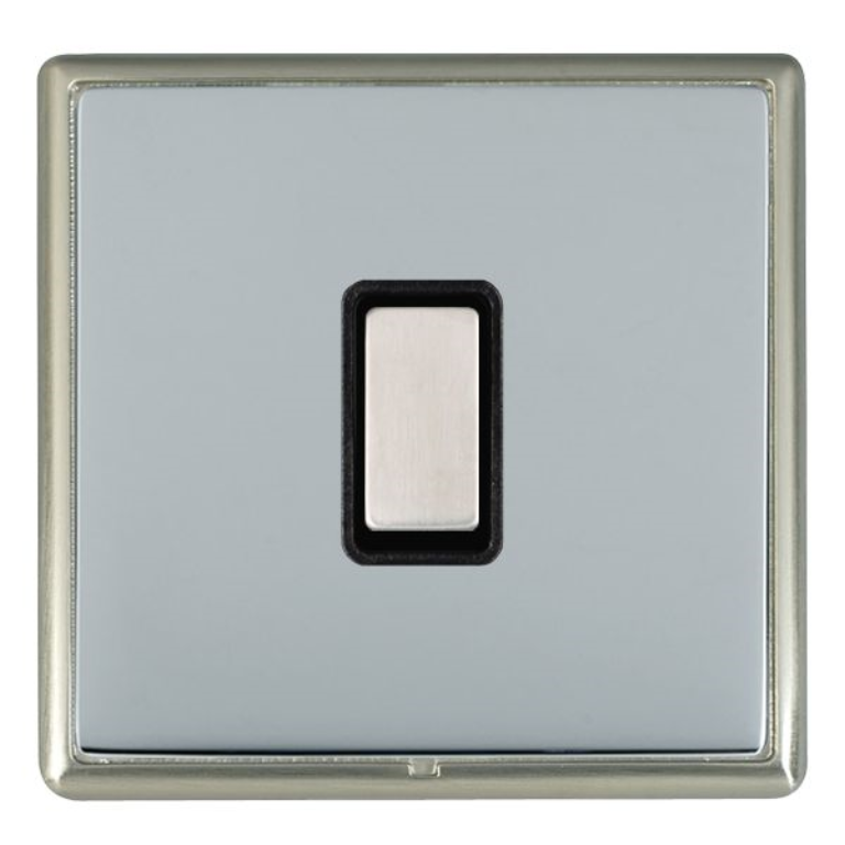 Hamilton Linea-Rondo CFX Satin Nickel Frame/Bright Steel Plate 1 Gang ...
