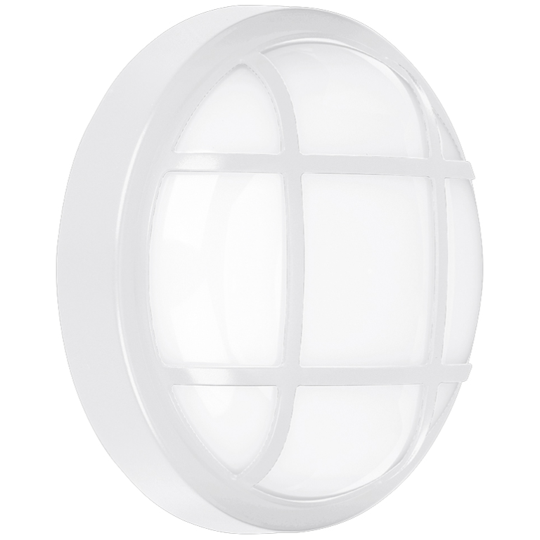 Aurora Lighting 167mm Round White Grille Bezel for Utilite Bulkheads | UKES