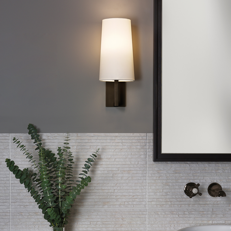 Astro Riva 350 Bronze Bathroom Wall Light | UKES