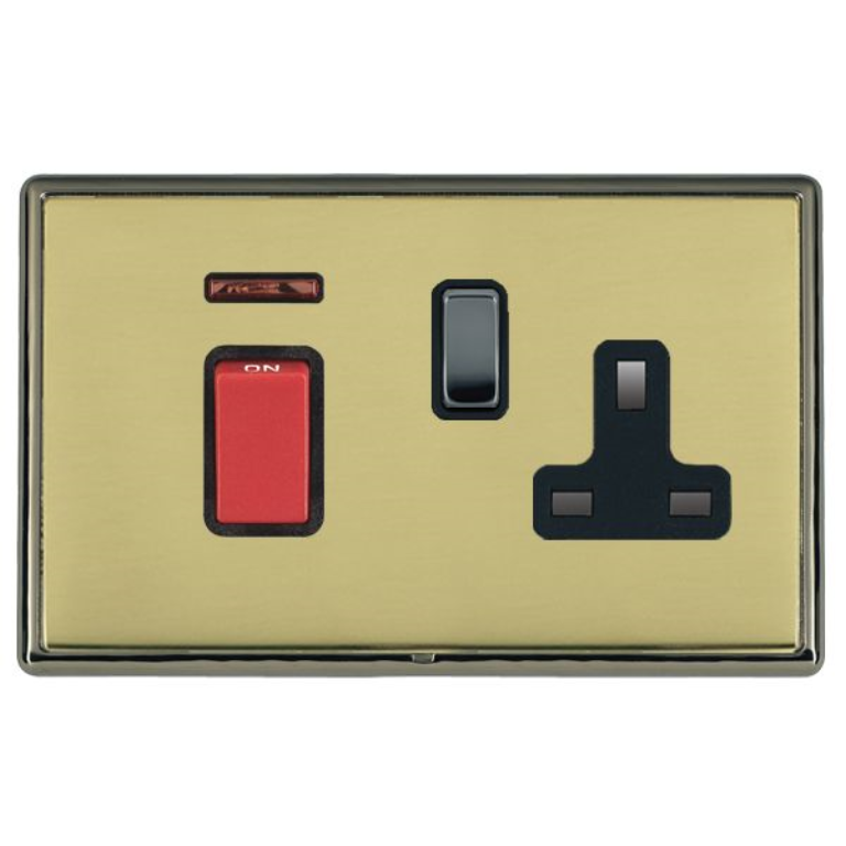 Hamilton Linea-Rondo CFX Black Nickel Frame/Polished Brass Plate 45A ...