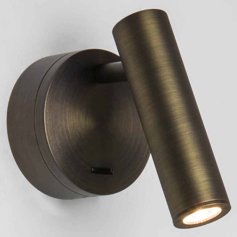 Astro Enna Surface LED Bronze Wall Light | UKES