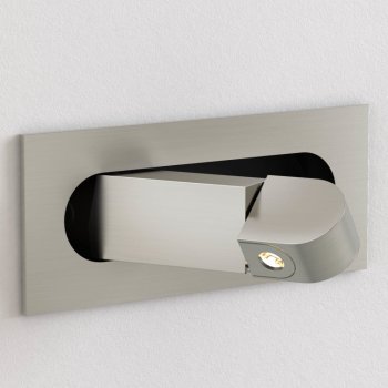 Astro Digit II Matt Nickel LED Wall Light | UKES