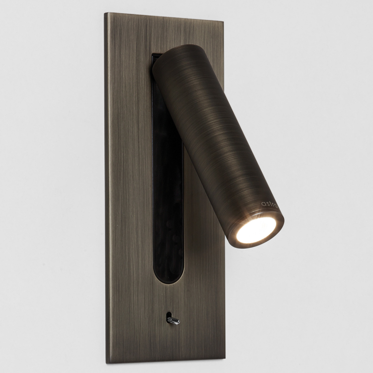 Astro Fuse Switched II Bronze LED Wall Reading Light | UKES