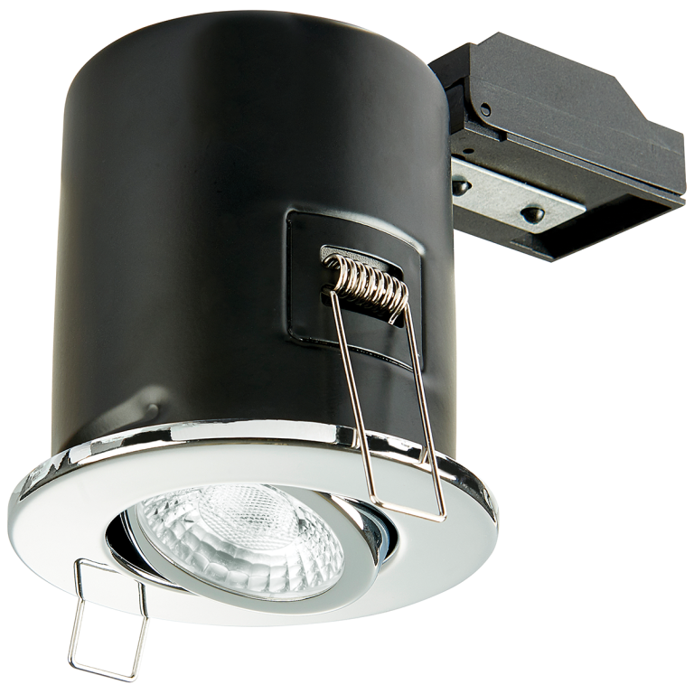 Collingwood Lighting Fire-Rated Adjustable GU10 Downlight with Polished ...
