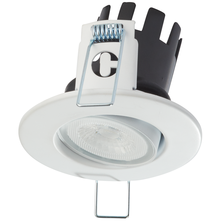 Collingwood Lighting H4 Lite 3000K Dimmable Matt White Adjustable LED ...