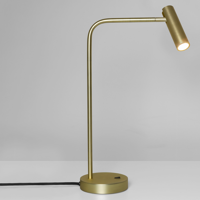 Astro Enna Matt Gold LED Desk Lamp | UKES